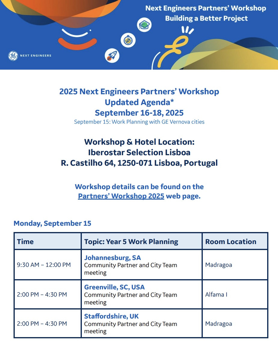 Next Engineers Partners' Workshop 2025 | Next Engineers